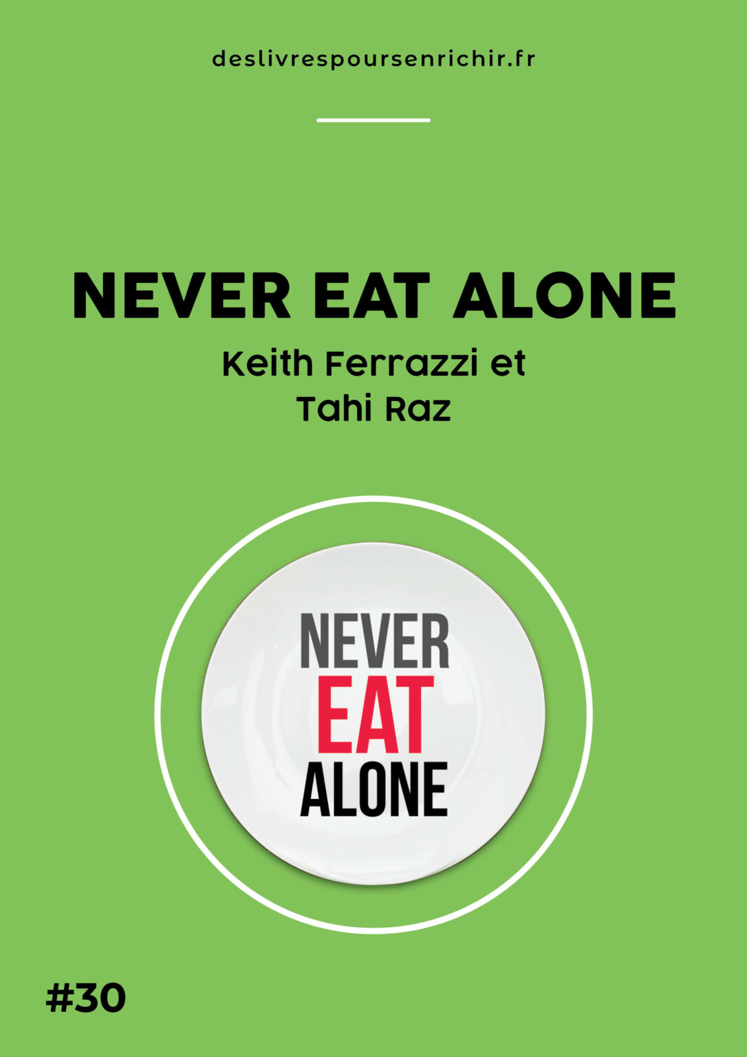 NEVER EAT ALONE (synthèse PDF et audio) - Des Livres pour s'enrichir