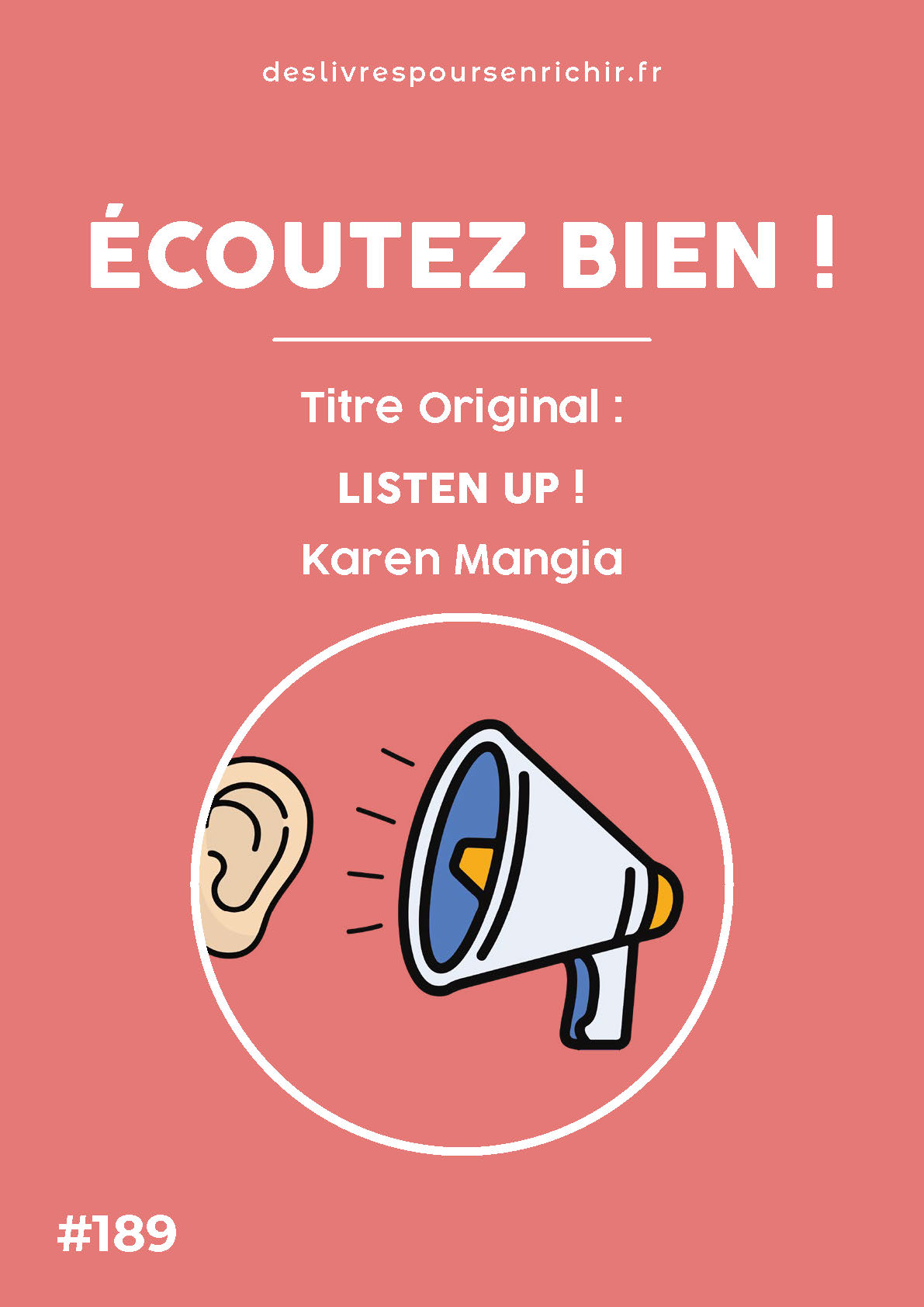 Écoutez bien ! - Des Livres pour s'enrichir